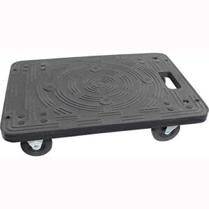 maxworks 80854 polypropylene dolly-200-lb capacity , black