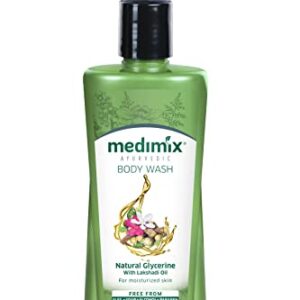 Medimix Ayurvedic Body Wash Natural Glycerine with Lakshadi Oil for Moisturized Skin (300 ml / 10.14 fl oz)