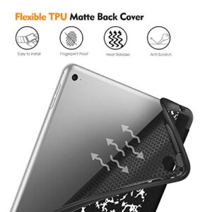 Fintie SlimShell Case for iPad 6th Generation 2018 / iPad 5th Gen 2017/ iPad Air 2 / iPad Air - [Built-in Pencil Holder] Soft TPU Back Cover w/Auto Wake Sleep for iPad 9.7", Composition Book