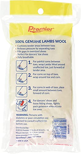 Lambs Wool Premier Size: 3/8 oz (Pack of 6)…