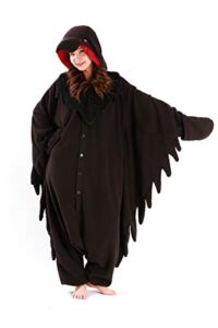 sazac raven kigurumi - onesie jumpsuit halloween costume