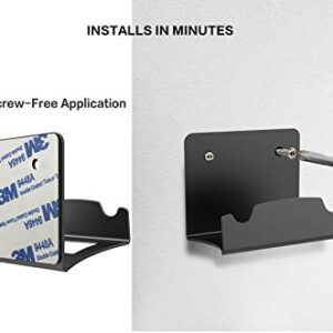 Monzlteck New Wall Mount For PS4 Controller,Compatible with PS5 controller,Screw-Free Application（Single）