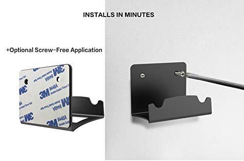 Monzlteck New Wall Mount For PS4 Controller,Compatible with PS5 controller,Screw-Free Application（Single）