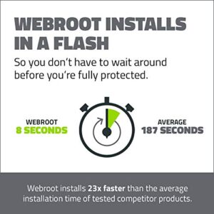 Webroot Antivirus for PC Gamers 2023 | 1 Device | 1 Year Download + System Performance Optimizer