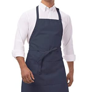 Chef Works Unisex Butcher Apron, Navy, One Size