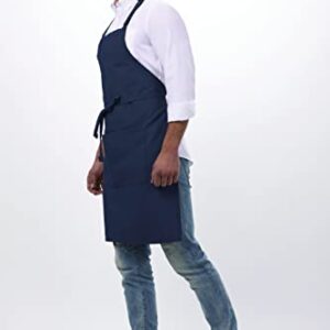 Chef Works Unisex Butcher Apron, Navy, One Size