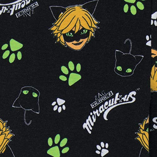 Miraculous Ladybug Boys' Cat Noir Pajamas Size 5 Multicolored