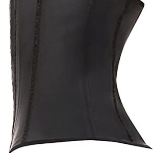 Lady Slim Fajas Colombianas Reductoras Y Moldeadoras para Mujer Underbust Latex Waist Trainer Hourglass Body Shaper for Women Black V2 XS