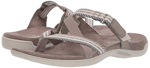 Merrell Women's District Mendi Thong Slipper, Brindle, 08.0 M US