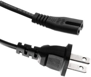 nicetq replacement us 2prong ac power cord cable for bose wave music system awrcc1 am/fm radio cd player