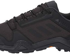 adidas outdoor Men's Terrex Ax3 Hiking Boot, Black/Black/Carbon, 10 M US