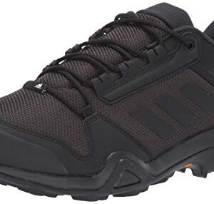 adidas outdoor Men's Terrex Ax3 Hiking Boot, Black/Black/Carbon, 10 M US