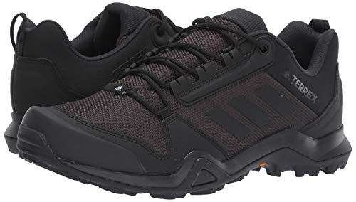 adidas outdoor Men's Terrex Ax3 Hiking Boot, Black/Black/Carbon, 10 M US