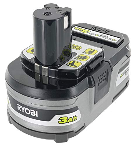 Ryobi P191 3.0 Amp Hour High Capacity Lithium Ion Battery w/ Cold Weather Performance and LED Power Indicator (Charger Not Included / Battery Only)