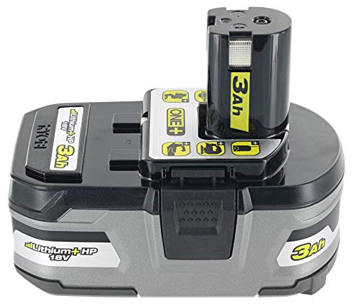 Ryobi P191 3.0 Amp Hour High Capacity Lithium Ion Battery w/ Cold Weather Performance and LED Power Indicator (Charger Not Included / Battery Only)