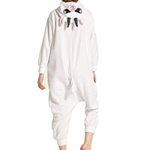 MizHome Halloween Costume Goat Hooded Pajamas Kigurumi Cosplay Goat L