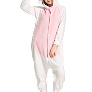 MizHome Halloween Costume Goat Hooded Pajamas Kigurumi Cosplay Goat L