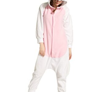 MizHome Halloween Costume Goat Hooded Pajamas Kigurumi Cosplay Goat L