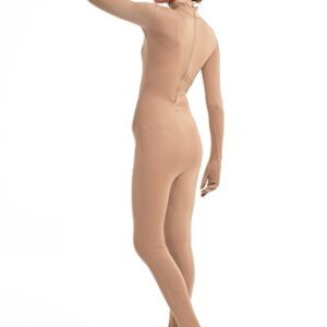 Full Bodysuit Womens Costume Without Hood Spandex Stretch Zentai Unitard Body Suit (Medium, Nude)