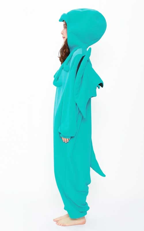 SAZAC Cthulhu Kigurumi - Onesie Jumpsuit Halloween Costume