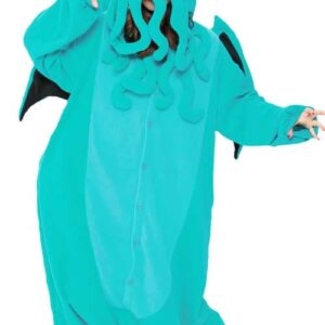 SAZAC Cthulhu Kigurumi - Onesie Jumpsuit Halloween Costume