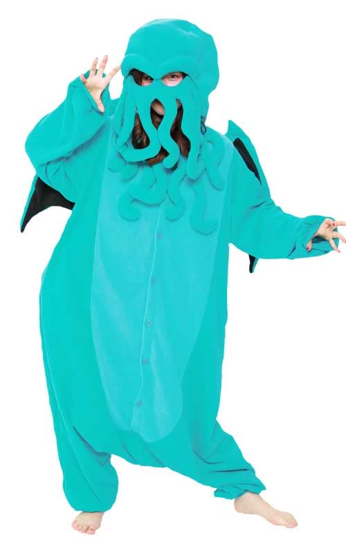 SAZAC Cthulhu Kigurumi - Onesie Jumpsuit Halloween Costume