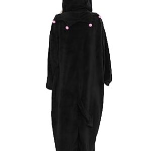 SAZAC Kuromi Kigurumi - Onesie Jumpsuit Halloween Costume (One Size)