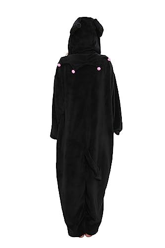 SAZAC Kuromi Kigurumi - Onesie Jumpsuit Halloween Costume (One Size)