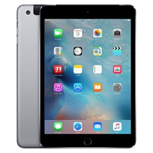 apple ipad mini 4, 16gb, space gray - wifi (renewed)