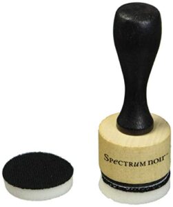 spectrum noir blending round 3pc mixed media tool, wood/white