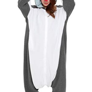 SAZAC Siberian Husky Kigurumi - Onesie Jumpsuit Halloween Costume