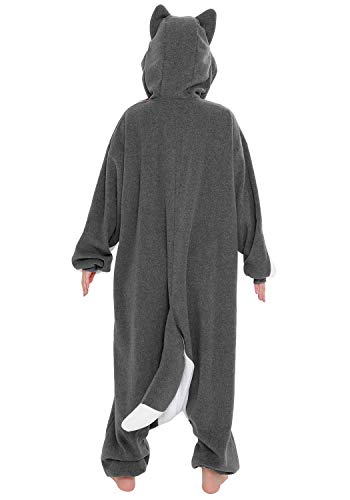 SAZAC Siberian Husky Kigurumi - Onesie Jumpsuit Halloween Costume