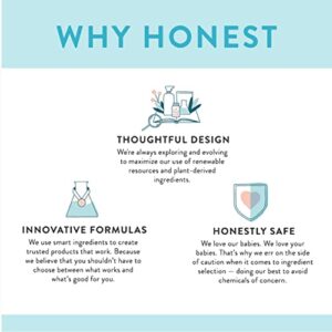 The Honest Company Clean Conscious Diapers | Plant-Based, Sustainable | So Delish + All the Letters | Super Club Box, Size 5 (27+ lbs), 100 Count