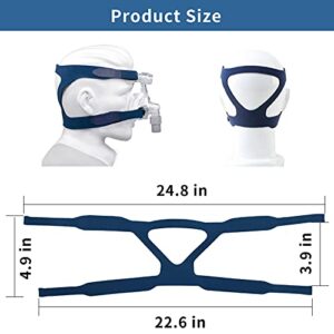 Universal Headgear Replacement Strap for Resmed/Philips Breathing Machine Generator Ultralight Soft and Breathable11 (Without Mask)