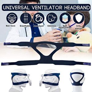 Universal Headgear Replacement Strap for Resmed/Philips Breathing Machine Generator Ultralight Soft and Breathable11 (Without Mask)