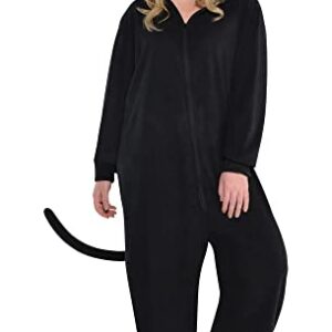 Black Cat Adult Zipster - Adult Plus Size, 1 Pc