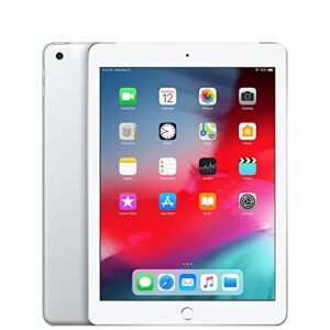 apple ipad 9.7in 6th generation wifi + cellular (128gb, silver) (renewed)