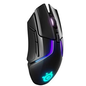 SteelSeries Rival 650 Quantum Wireless Gaming Mouse - Rapid Charging Battery - 12, 000 Cpi Truemove3+ Dual Optical Sensor - Low 0.5 Lift-Off Distance - 256 Weight Configurations - 8 Zone RGB Lighting