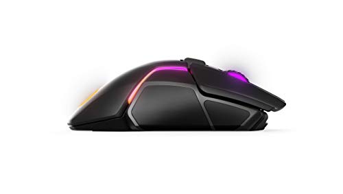 SteelSeries Rival 650 Quantum Wireless Gaming Mouse - Rapid Charging Battery - 12, 000 Cpi Truemove3+ Dual Optical Sensor - Low 0.5 Lift-Off Distance - 256 Weight Configurations - 8 Zone RGB Lighting