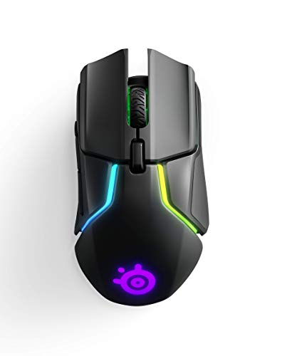 SteelSeries Rival 650 Quantum Wireless Gaming Mouse - Rapid Charging Battery - 12, 000 Cpi Truemove3+ Dual Optical Sensor - Low 0.5 Lift-Off Distance - 256 Weight Configurations - 8 Zone RGB Lighting