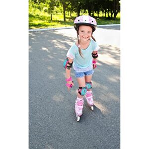 LOL Surprise Signature Series Protective Knee Pads & Elbow Pads for Kids Bike, for Ages 3+, Pink