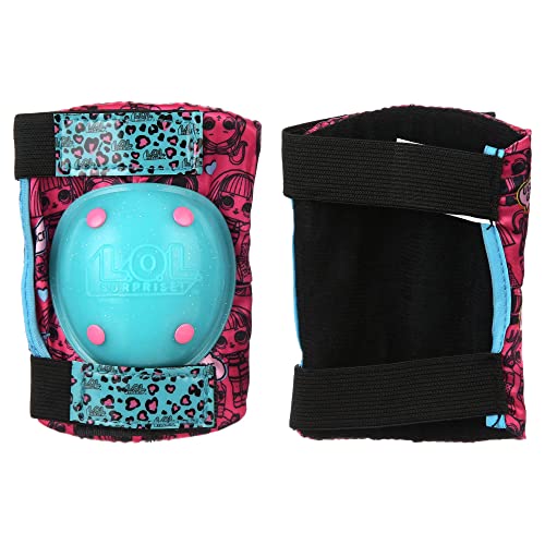 LOL Surprise Signature Series Protective Knee Pads & Elbow Pads for Kids Bike, for Ages 3+, Pink