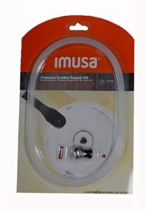 imusa usa 9.5qt basic pressure cooker repair kit, red