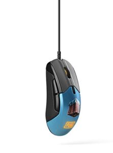 steelseries rival 310 pubg edition gaming mouse - 12,000 cpi truemove3 optical sensor - split-trigger buttons - rgb lighting