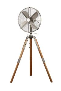 star fans tripod, 16", satin nickel