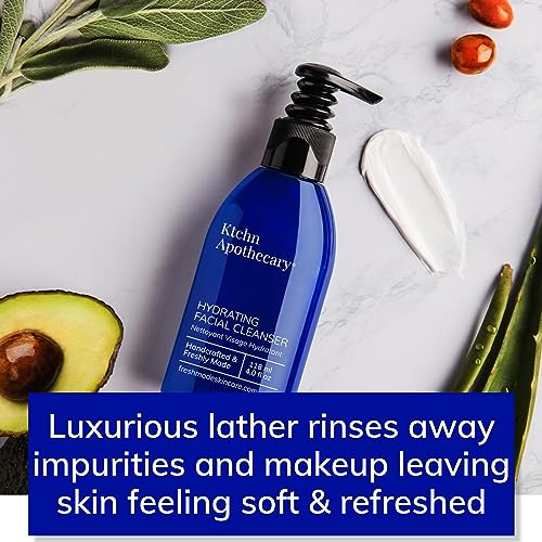 Hydrating Face Wash. Fresh Made with Natural, Nourishing Ingredients. High-Performing yet Gentle Anti Aging Formula. Daily Foaming Facial Cleanser. Deep, Non-Drying Clean. All Skin Types. Women & Men