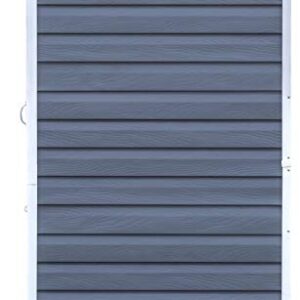 Arrow Shed SBS64 Shed-in-a-Box Compact Galvanized Steel Storage Shed with Pent Roof, 6'x4', Charcoal