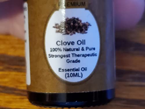 Clove Essential Oil | 10ml | Use with Diffuser | Aromatherapy | 100% Pure, Natural, Premium Grade | Massage | Relaxation |