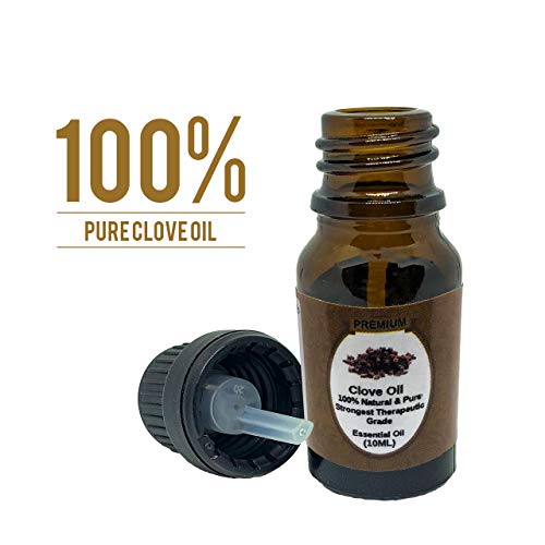 Clove Essential Oil | 10ml | Use with Diffuser | Aromatherapy | 100% Pure, Natural, Premium Grade | Massage | Relaxation |