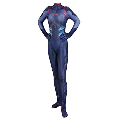 Cosplay Life Neon Genesis Evangelion Cosplay Costume – Asuka Rei Superhero Halloween Outfit Bodysuit Zentaisuit (Rei 3.0, S)